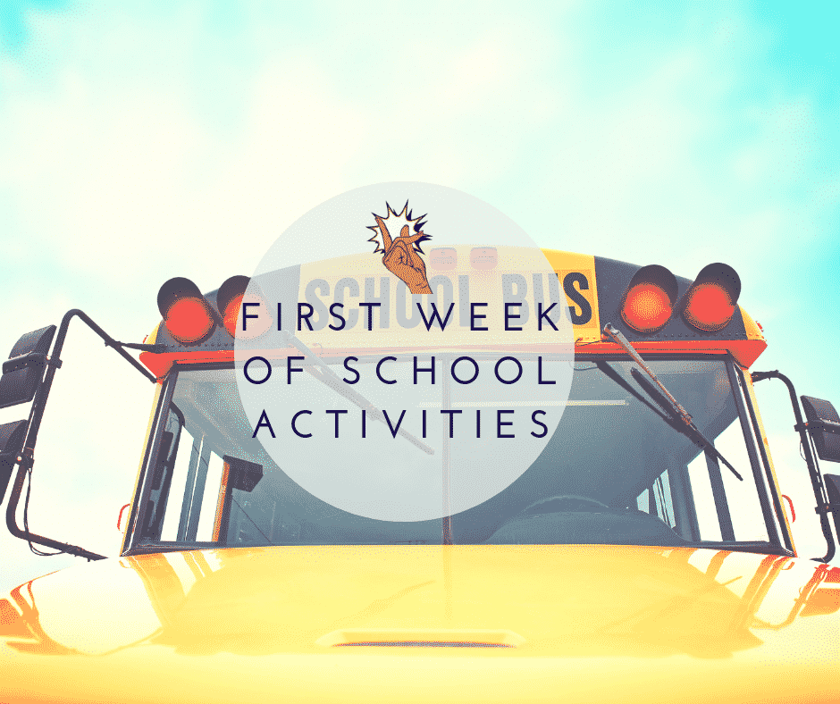First Week of School Activities - Those Who Love Teaching