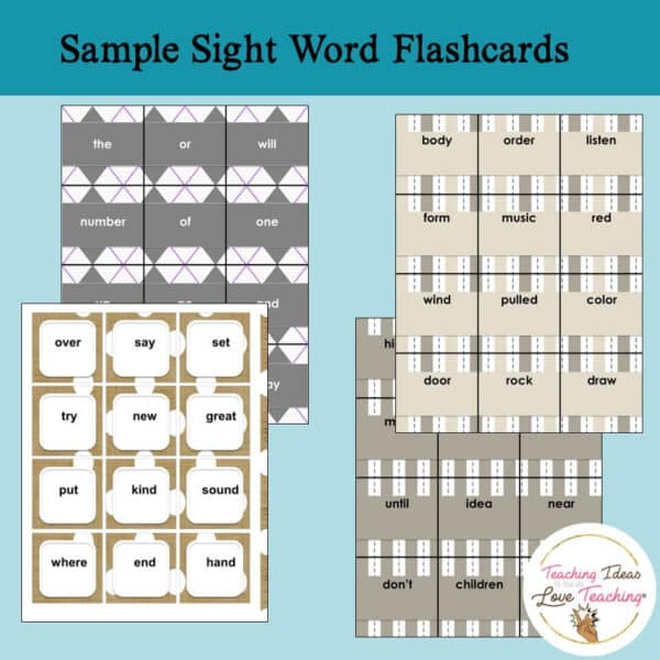 Sight Word Safari | 400 Sight Words Color by Sight Word Activity Book ...