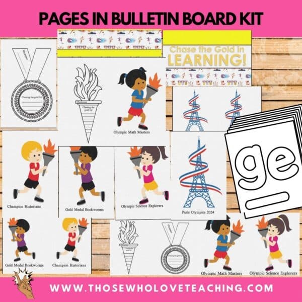 2024 Summer Olympics Back to School Bulletin Board Set | Craft ...