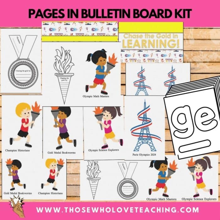 2024 Summer Olympics Back to School Bulletin Board Set | Craft ...