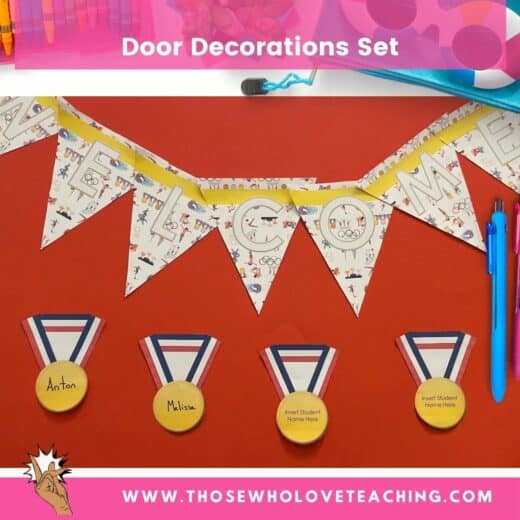 2024 Summer Olympics Spirit Class Decor - Those Who Love Teaching
